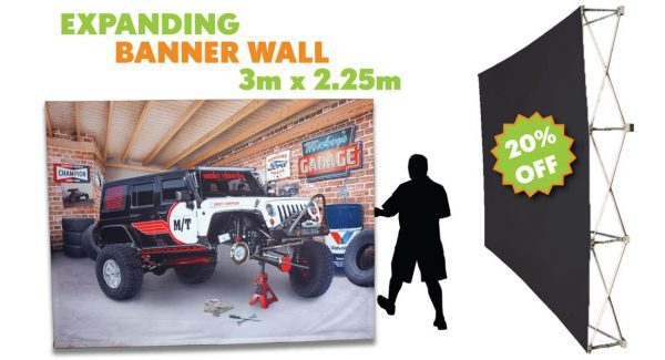 Expanding Banner Wall - 20% Off - Expandasign