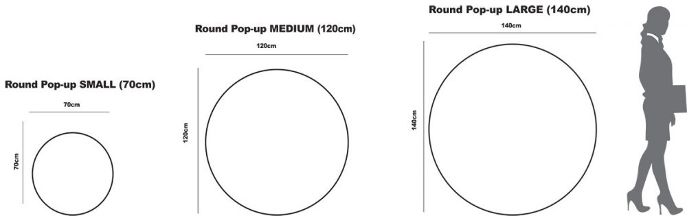 Round Pop-Up Banner - Expandasign
